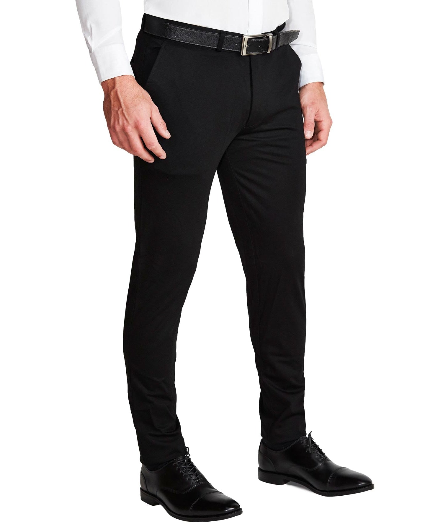 Athletic Fit Stretch Suit - Black - State and Liberty Clothing Company