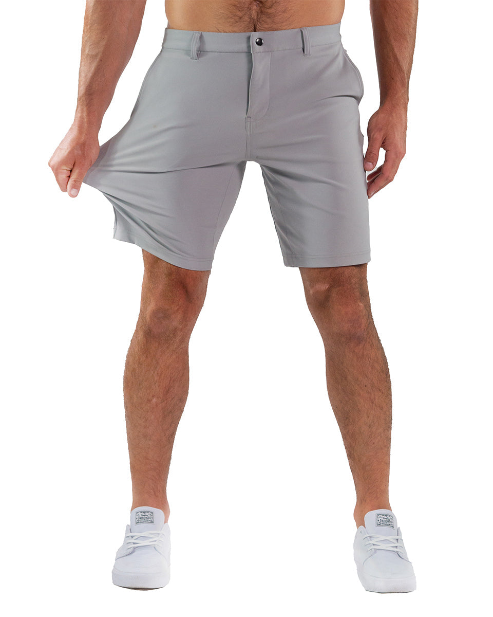 Athletic Fit Shorts - Light Grey - State and Liberty Clothing Company