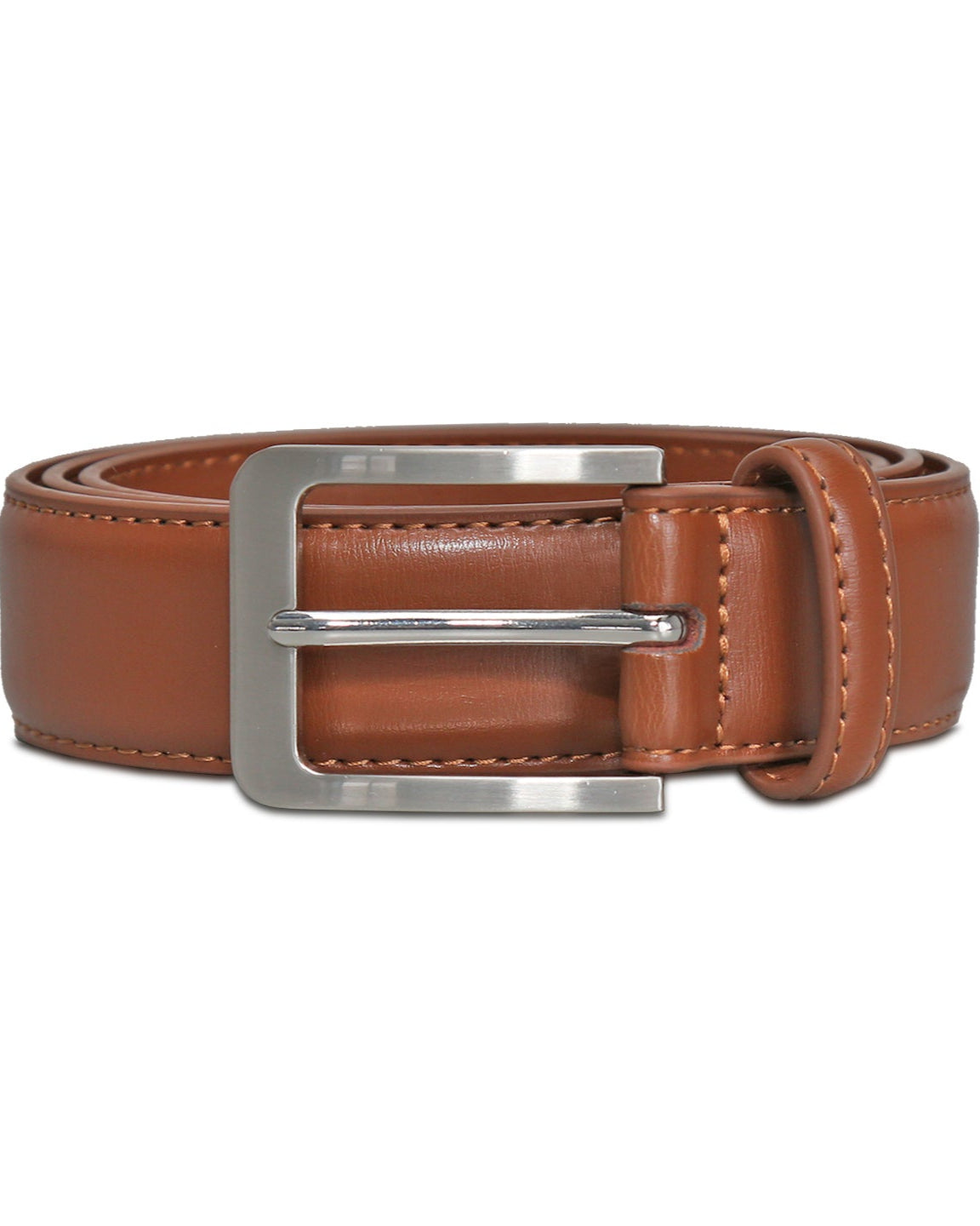 Solid Leather Belt - Light Brown