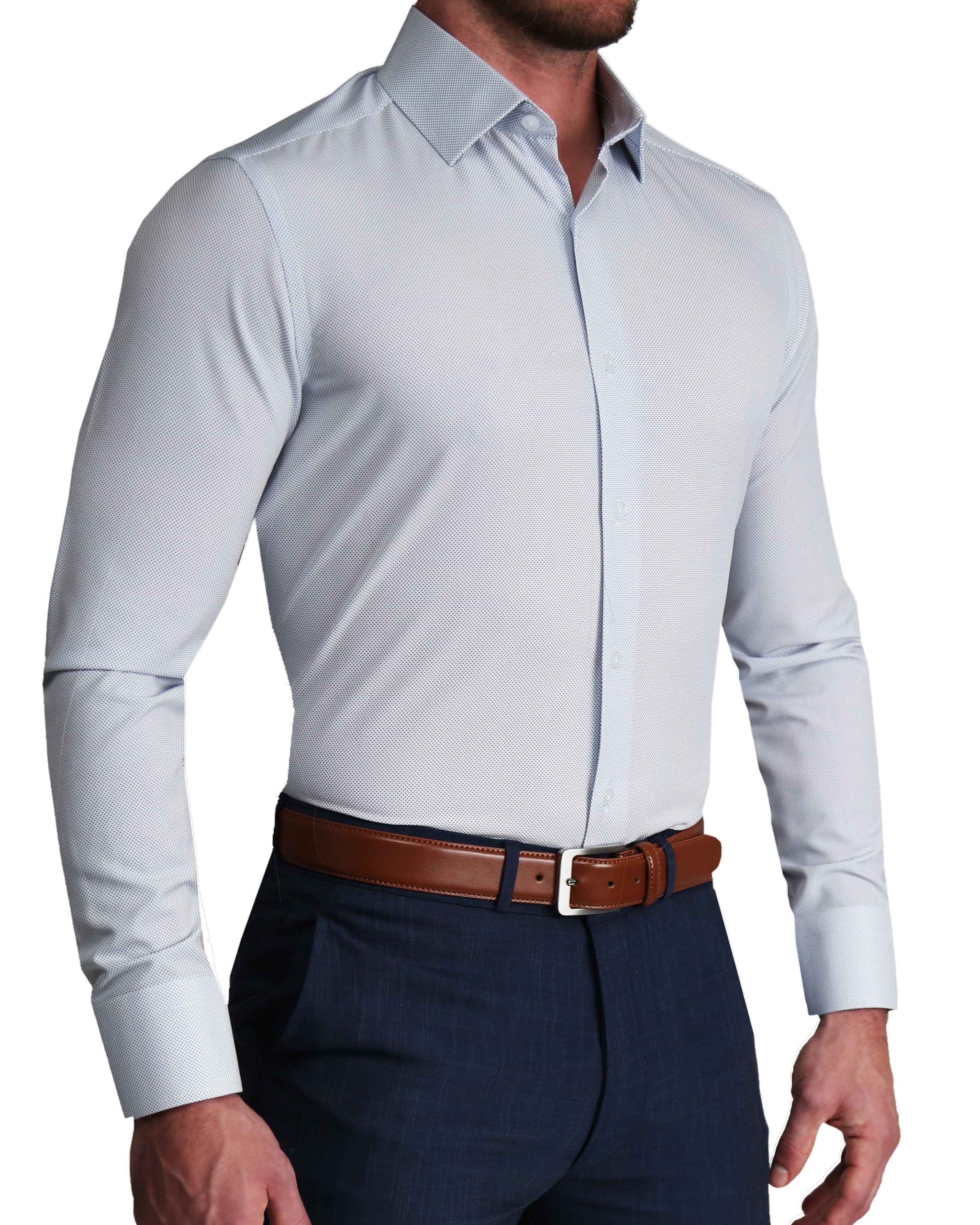 "The Jameson" Mini Navy Dot Print